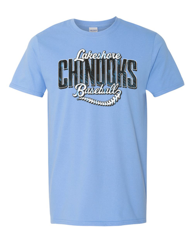 Carolina Blue Chinooks Baseball T-Shirt